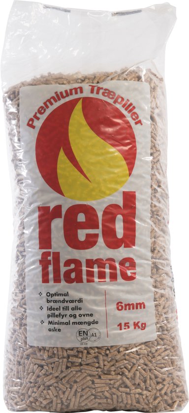 RedFlame Houtpellets - 100% naaldhout - ENplusA1 & DINplus - 990 kg - 6 ...