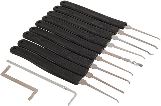 Lockpick set 11pce 11st - Picking, Lock Lockpick set | bol