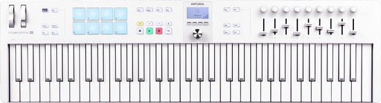 Arturia KeyLab Essential 61 Mk3 Alpine White - Master keyboard | bol