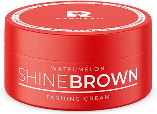 Byrokko - Shine brown - Tanning Cream - Watermelon - 200ml | bol