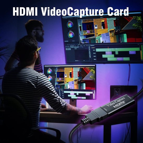 Sounix HDMI Game Capture Card - Video Capture - HDMI naar USB C - Met ...