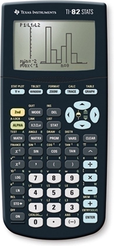 Texas Instruments TI-82 Stats Grafische Rekenmachine - Batterij ...