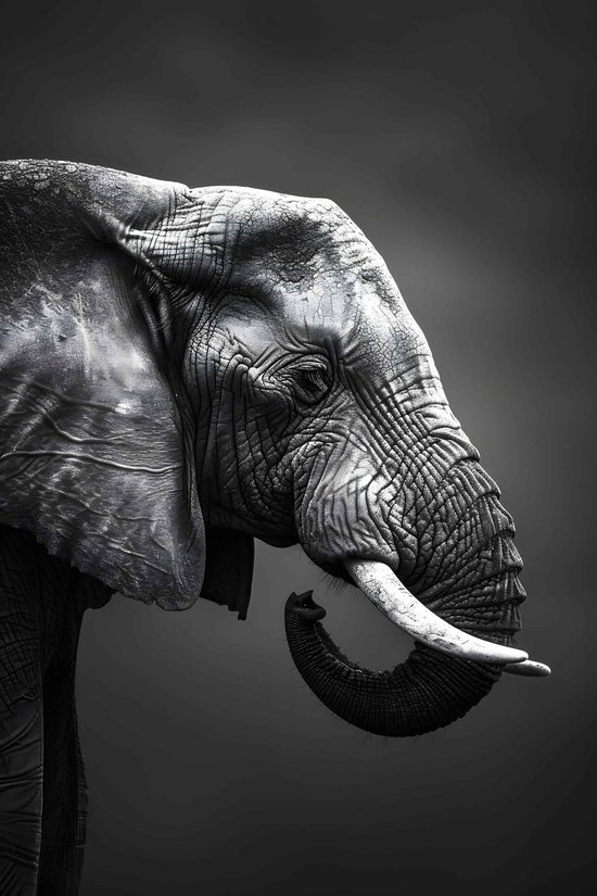 Olifant Poster | Dieren Poster | Natuur Poster | Creatieve Poster ...