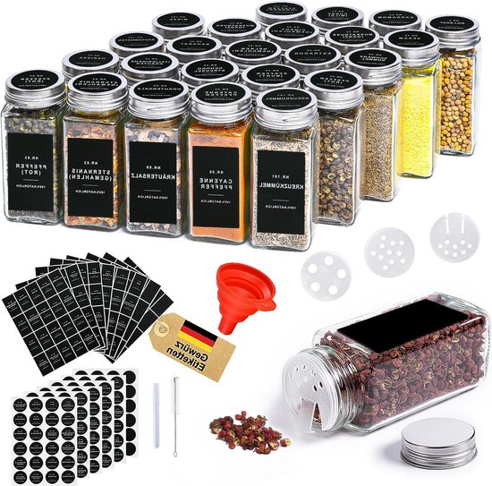 Vierkante Kruidenpotjes 25 Stuks 120 Ml Strooi-Inzet Koker - Kruiden ... Vierkante Kruidenpotjes 25 Stuks 120 Ml Strooi-Inzet Koker - Kruiden ...