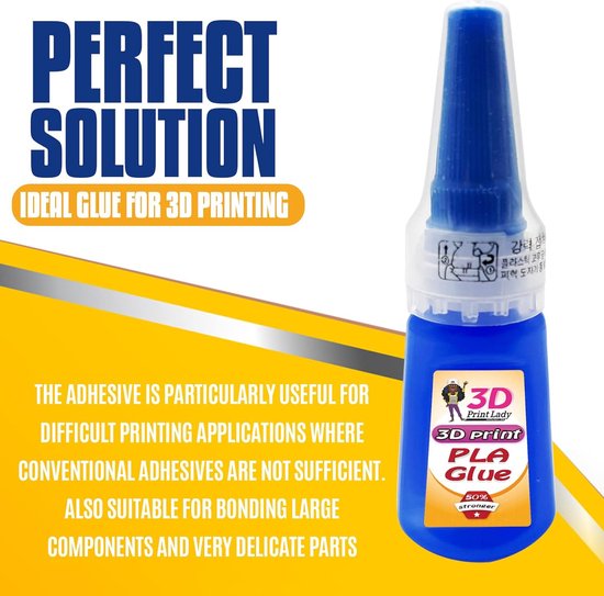 3DPLady PLAGlue - Super colle plastique pour imprimante 3D (SuperGlue ...