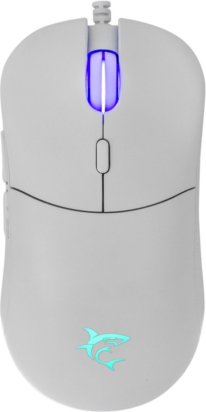 White Shark - BAGDEMAGUS-W - Gaming MUIS - Wit | bol