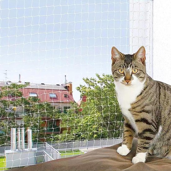 Kattennet balkon - Kattenbeschermingsnet - Balkon Net - Balkonnet ...