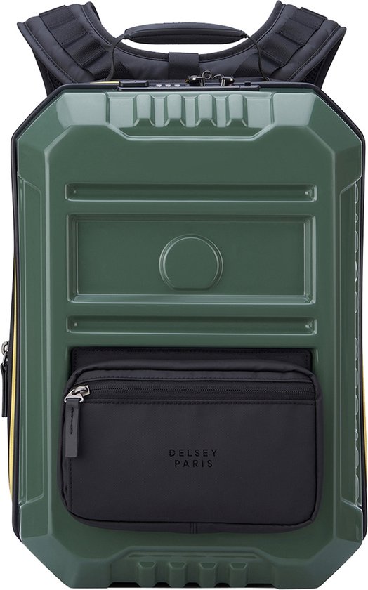 DELSEY PARIS Rugzak Rempart Expandable Hybrid Backpack 22L Army ...