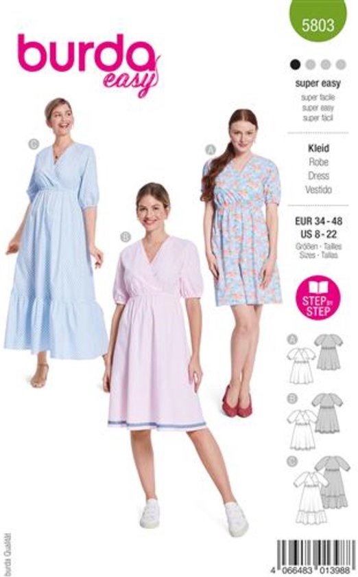 Burda nr.5803 maat 34-48 | bol