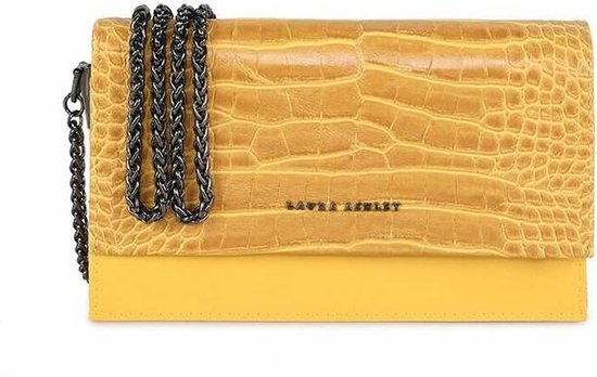 Handtas Dames Laura Ashley DUDLEY-CROCO-YELLOW Geel 22 x 12 x 5 cm | bol