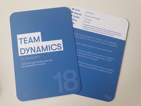 Facilitation cards: team oefeningen, NNORM BV | 8720299127029 | Boeken | bol