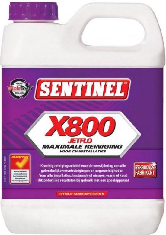 Sentinel X800 Snelle Reiniger - Voor oude CV systemen en ...