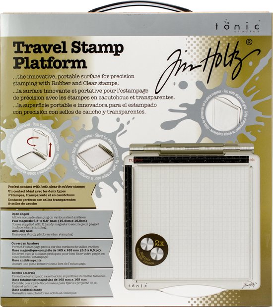 Tim Holtz - Travel Stamp platform - 16.5x16.5cm | bol
