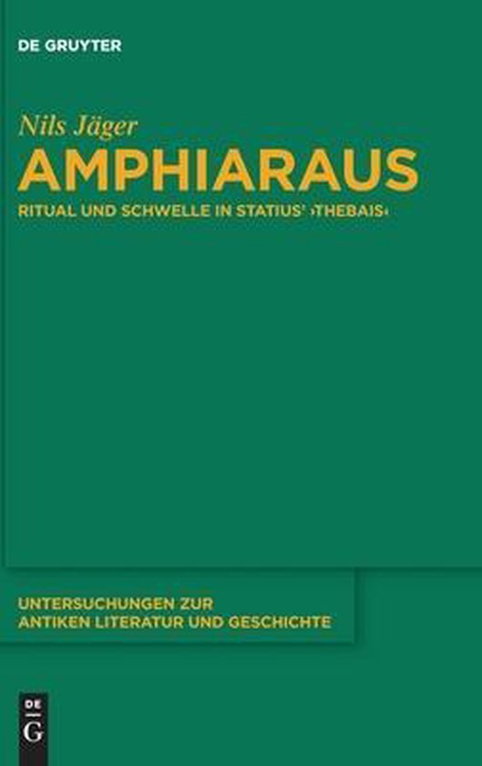 Untersuchungen Zur Antiken Literatur Und Geschichte- Amphiaraus ...