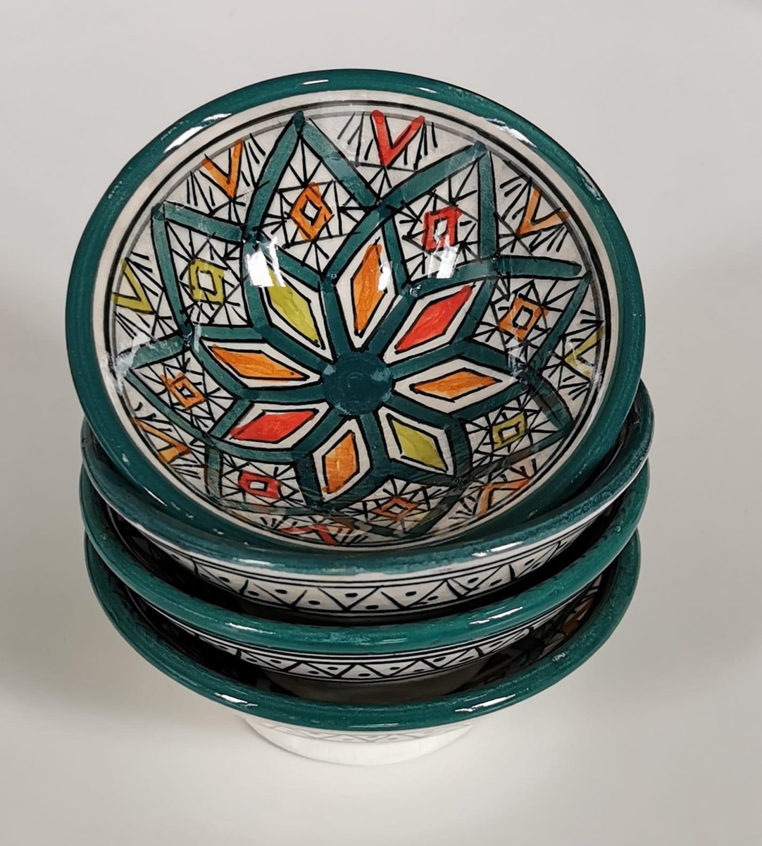 Bols à tapas faits main orientaux marocains | Plats marocains | Couleur ...