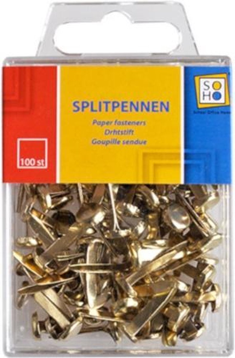 Soho Splitspennen 2 Cm Staal Goud 100 Stuks | bol.com