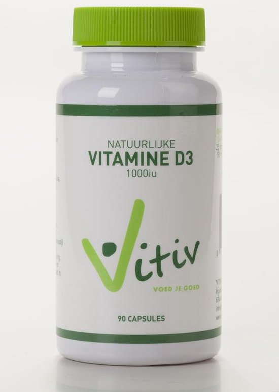 Vitamine D3 360 capsules 1000IU | bol.com