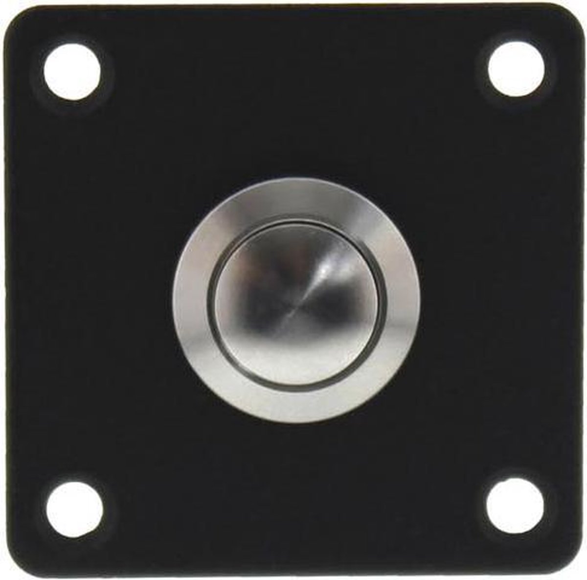 Intersteel Deurbel vierkant rvs/mat zwart | bol.com