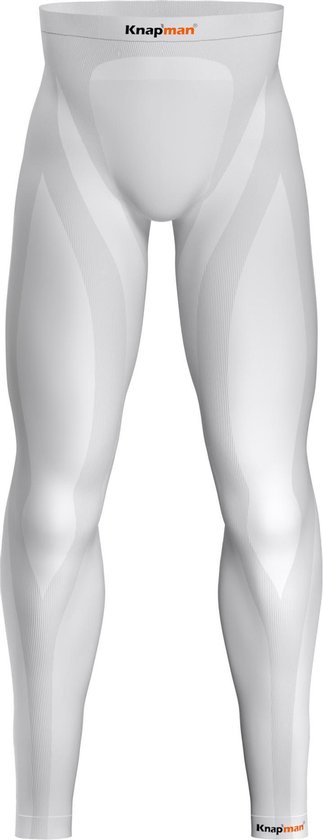 Knapman Zoned Compression Long Pants 45% Wit | Compressie Legging voor Heren | Maat L | bol.com