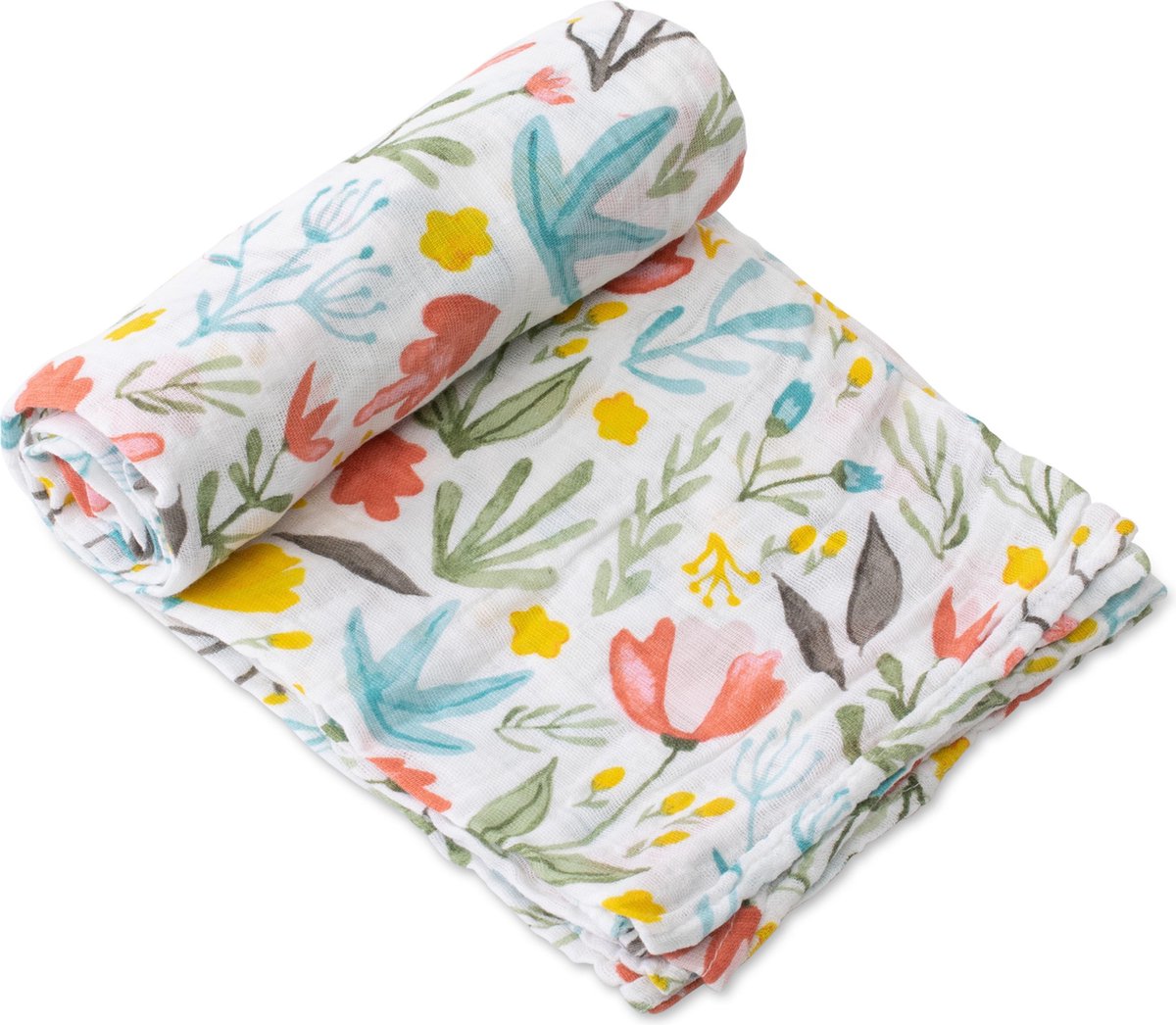 Little Unicorn Swaddle - Meadow - Katoen - Hydrofiele Doeken ...