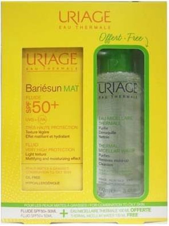 Uriage Bariesun Mat Fluid Spf50+ 50ml Set 2 Pieces | bol.com