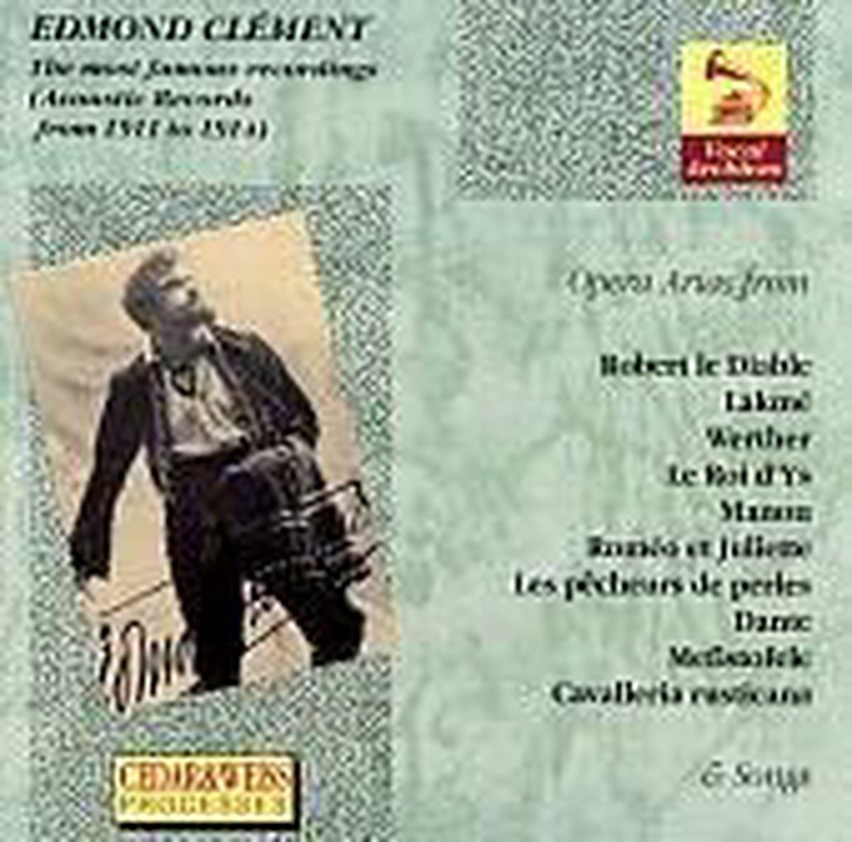 Edmont Clément: The Most Famous Recordings, Edmond Clement | CD (album ...