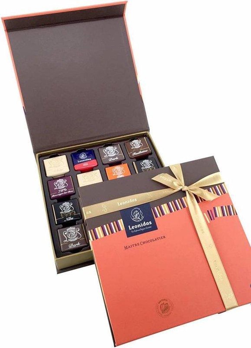 Chocolade Cadeau | Leonidas Bonbons | Giftbox Napolitains | 32 stuks ...