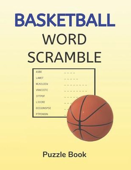 Basketball Word Scramble | bol