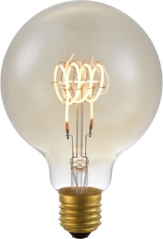 SPL LED Filament Globe Flex (GOLD) - 4,5W / DIMBAAR | bol