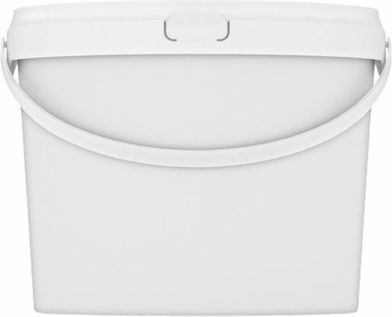 25 x witte emmers met deksel - 8,7 liter (Ø 272 mm) - Geschikt voor ...