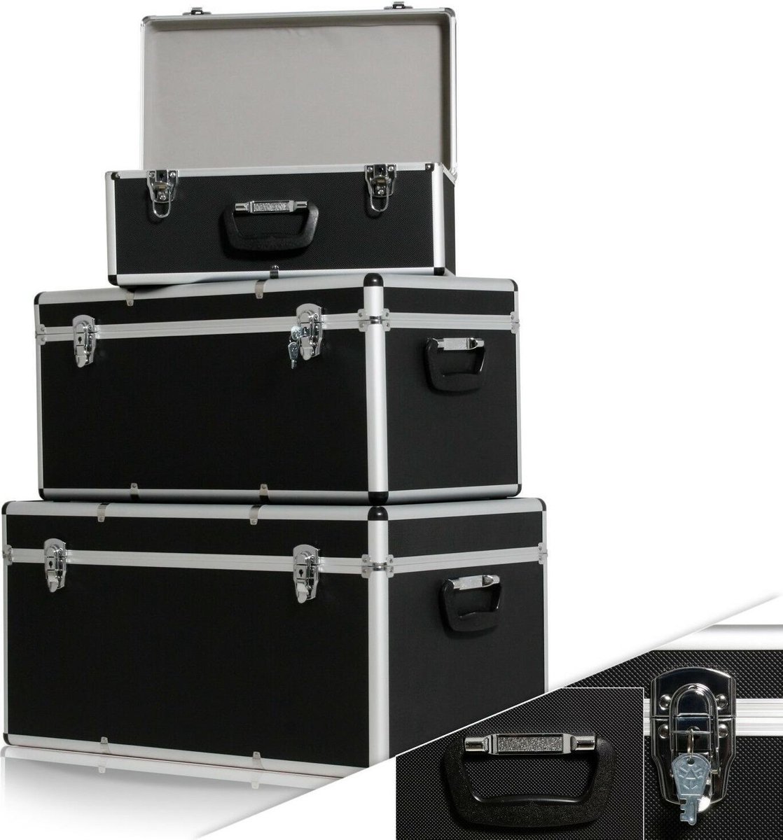 Set Aluminium Transportkisten - Aluminium kist - Transport box alu ...