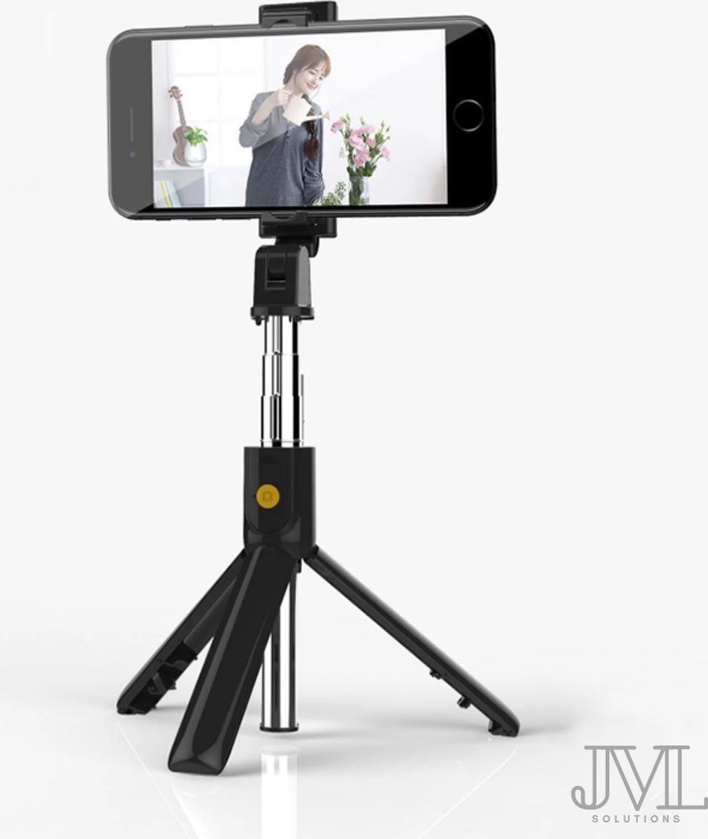 JML 3-In-1 Universele Selfiestick Met Opvouwbaar Statief - Driepoot ...