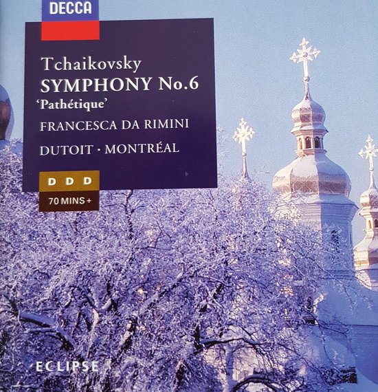 Tchaikovsky Symphony Nr. 6 Dutoit, Charles Dutoit | CD (album) | Muziek | bol