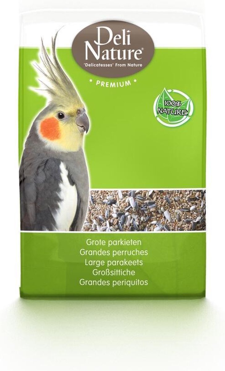 4x Deli Nature Premium Grote Parkiet 4 kg | bol