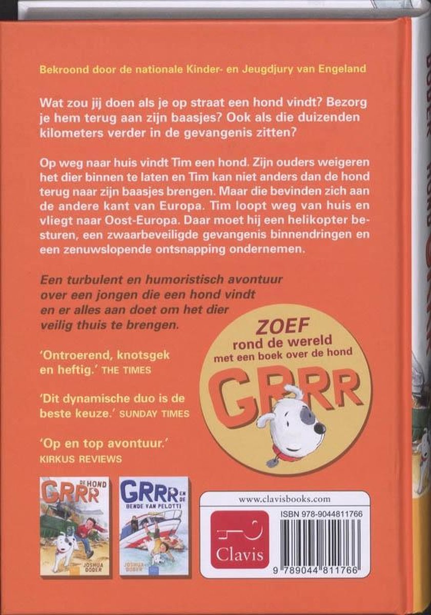De hond Grrr, Joshua Doder | 9789044811766 | Boeken | bol