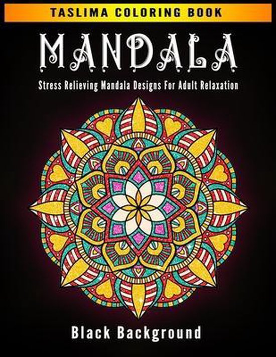 Mandala: Midnight Mandalas, Taslima Coloring Books | 9798563327382 ...