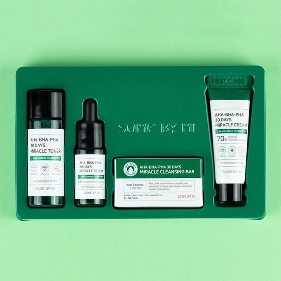 Some By Mi AHA BHA PHA 30 Days Miracle Starter Kit 4st (30g, 30ml, 10ml ...