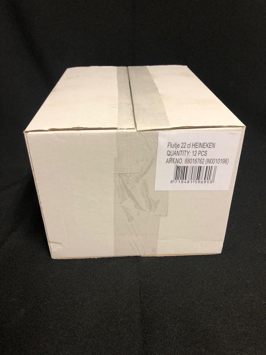 Heineken bier fluitje fluutje doos 12x22cl bierglas glas glazen ...
