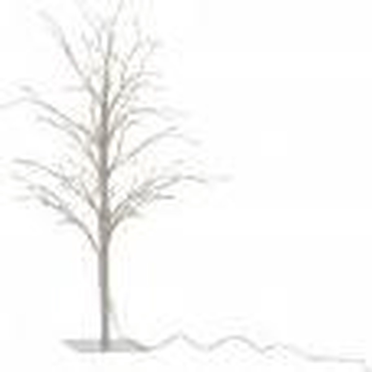 J-Line Boom Kaal Led Metaal Wit Small | bol.com