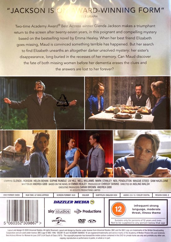 Elizabeth is Missing [DVD] (Dvd), Glenda Jackson | Dvd's | bol