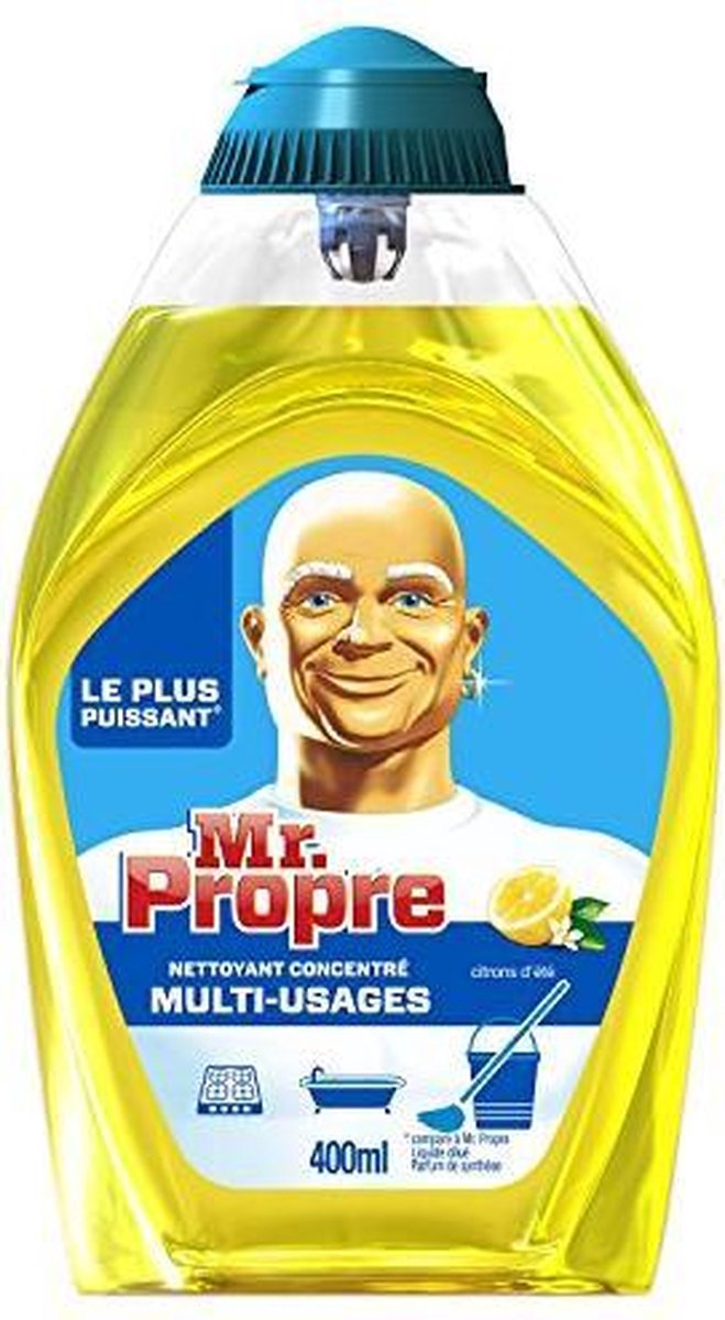 Mr. Proper - Allesreiniger - Ultra Power - Citroen - 10 x 400 ML - Voordeelverpakking | bol.com