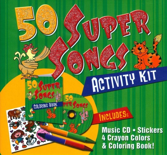 50 Super Songs Activity Kit, The Countdown Kids | CD (album) | Muziek ...