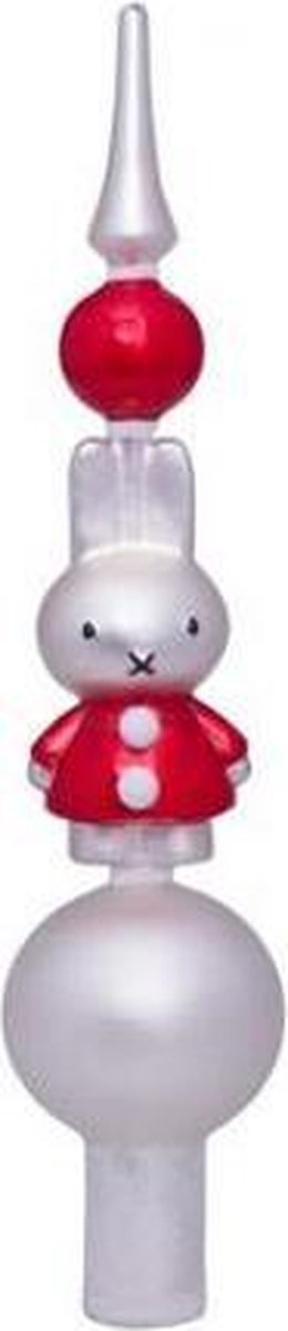 Vondels piek van glas van Nijntje in rode jurk hoogte 26 cm | bol