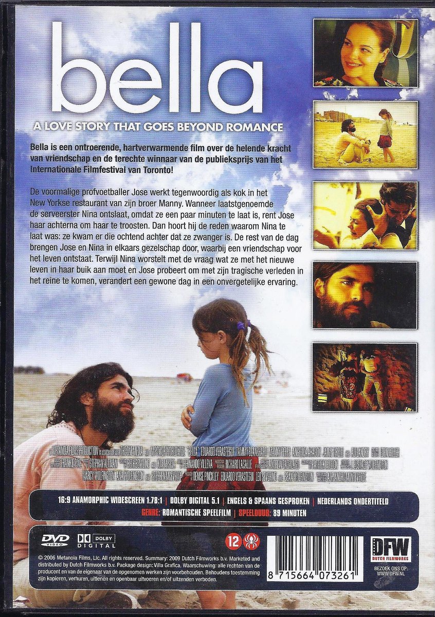 Bella (Dvd), Eduardo Verástegui | Dvd's | bol