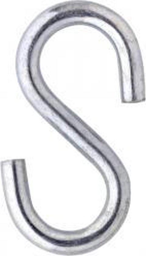 S haak - 70x8mm - 10 stuks | bol