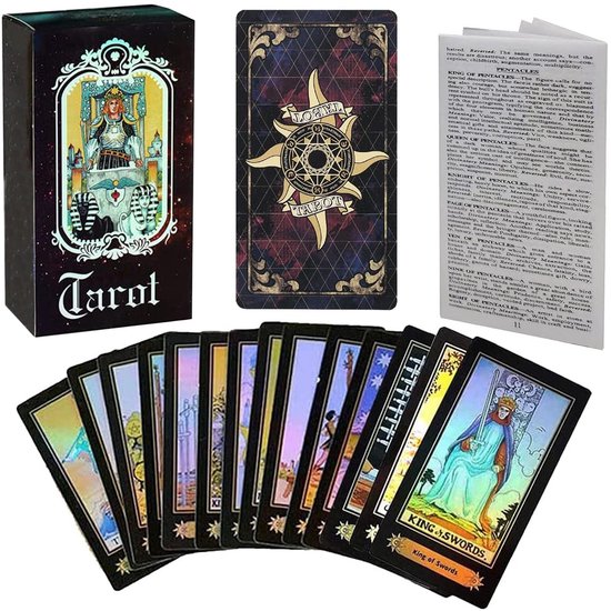 78Pcs Deck Vintage Tarot Cards, Universal Vintage Fortune Telling ...