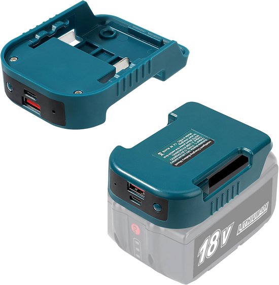 USB Battery Adapter for Makita Battery Holders with Quick Charge ...
