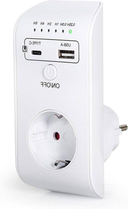 Allecto plus - Programmeerbare timer-stopcontact met countdown ...