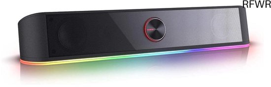RFWR® RGB Desktop Soundbar voor pc met Dynamische Verlichting en Touch ...