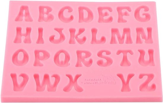 Alfabet Siliconen Bakvorm - Voor Bakken Cake Chocolade - 3D Letters ...